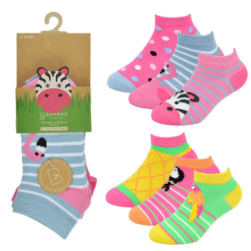 Children's Bamboo Socks - Animals – Stomperz